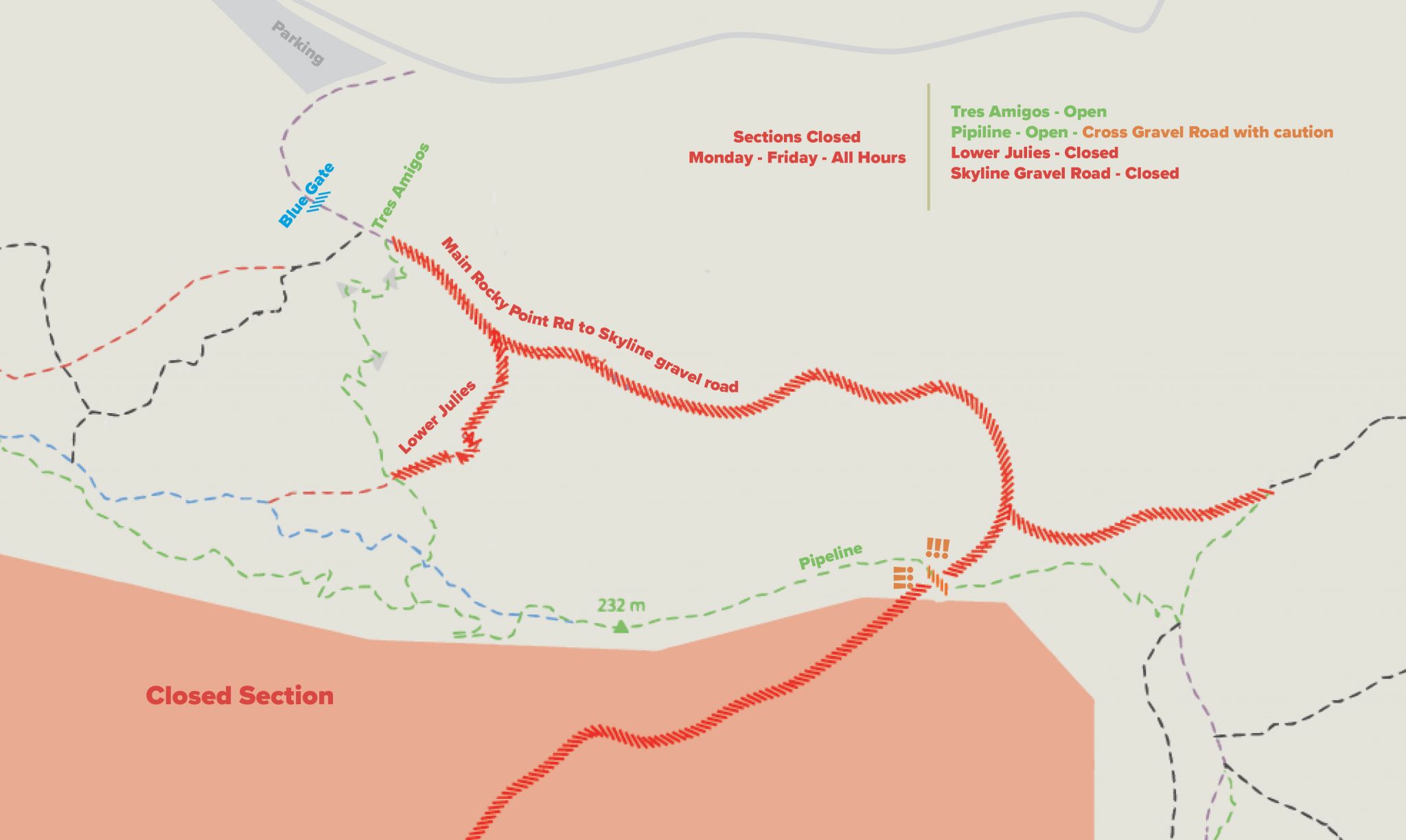 Rocky point access restrictions – Northwest Trail Alliance