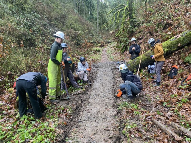 Forest Park Trail Work: Rock Armoring and Drainage Work on Newton Road ...