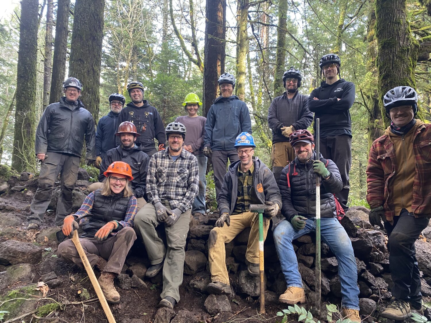 TSI Rock Work & Armoring Clinic Recap – Ouroboros Trail, Cascade Locks ...